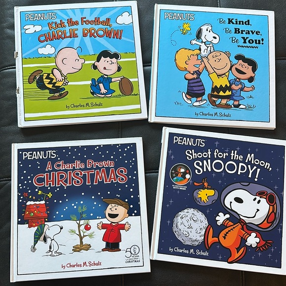 Kohl's | Other | Lot Of 4 Charlie Brown Books | Poshmark